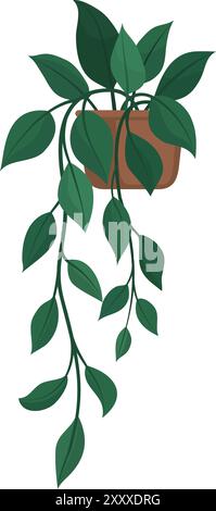 pot plant decoration Stock Vector Image & Art - Alamy