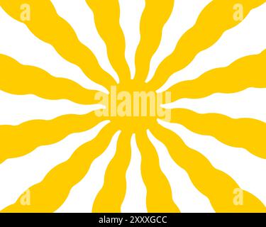 cartoon style sunbeam explosion yellow wallpaper with halftone effect ...