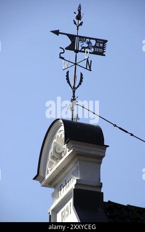 Old house gable in Horn Stock Photo - Alamy