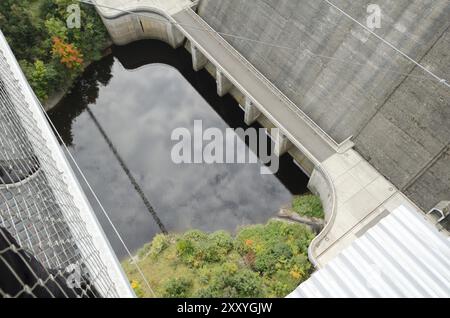 View of the Rappbode Dam. View on Rappbode Dam Stock Photo - Alamy