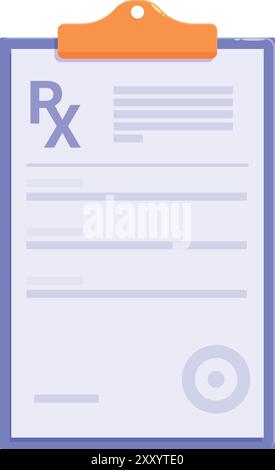 Medical prescription form is showing treatment information with rx ...