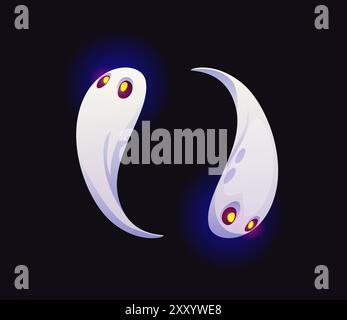 Halloween font, brackets punctuation symbol in shape of sharp monster ...
