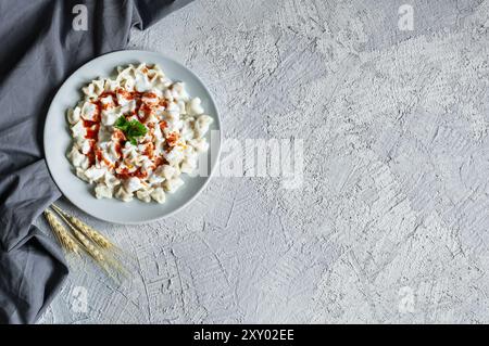 Manti is a traditional and tasty Turkish food, very similar to Italian ...