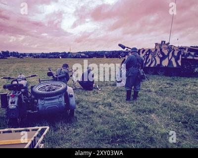 Military scene role play with WW2 theme Stock Photo - Alamy