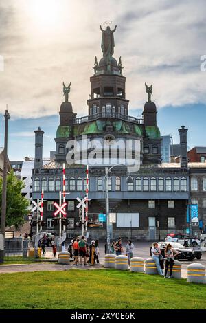 Old Montreal Landmarks, Quebec, Canada Stock Photo - Alamy