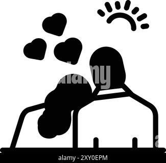 Icon for i love you, duet Stock Vector Image & Art - Alamy