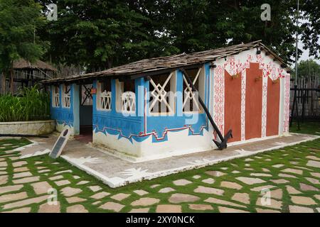 Representative house of the Sahariya. Cultural Village - AADIVART ...
