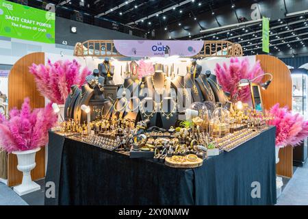 The booth of SACIT (The Support Arts and Crafts International Centre of ...