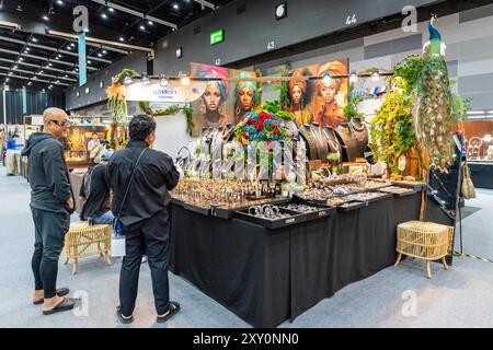 The booth of SACIT (The Support Arts and Crafts International Centre of ...