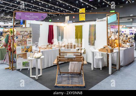 The booth of SACIT (The Support Arts and Crafts International Centre of ...