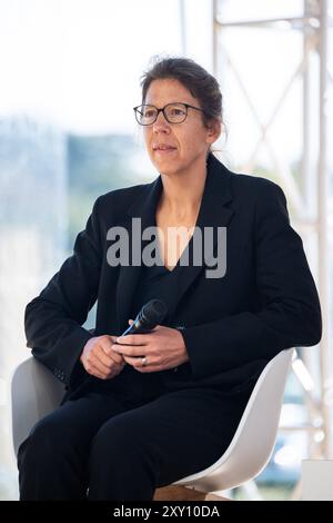 Founder and CEO of Exploration Company, Helene Huby at the 21th BFM ...