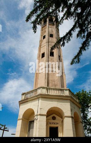 Brunate, Como, Lombardy, Italy. Hilltop lighthouse and memorial of the ...