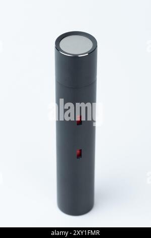 metal cylinder isolated on white background Stock Photo - Alamy