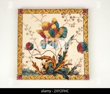 Antique 1890s English Victorian Aesthetic Movement Lea & Boulton lily ...