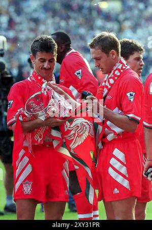 Wembley Stadium on April 2 1995, before the League Cup final between ...
