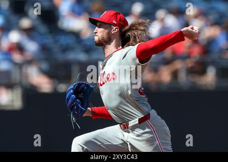 Philadelphia Phillies' Matt Strahm in action during a baseball game ...