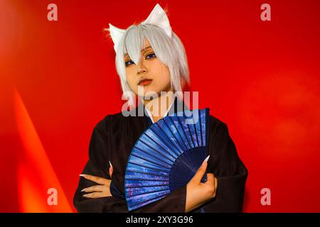 Cosplayer Jamie of Brooklyn is dressed as Nanami Momozono from Kamisama ...