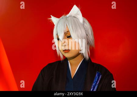 Cosplayer Jamie of Brooklyn is dressed as Nanami Momozono from Kamisama ...