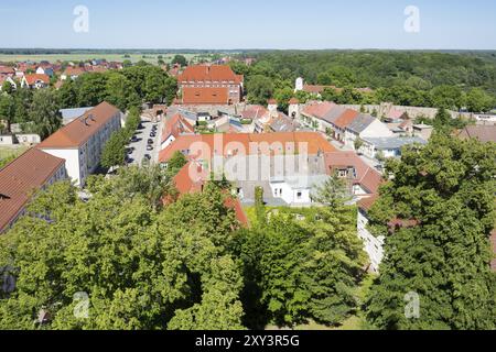 The old town centre of Templin, Uckermark Stock Photo - Alamy