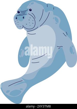seacow wildlife marine Stock Vector Image & Art - Alamy