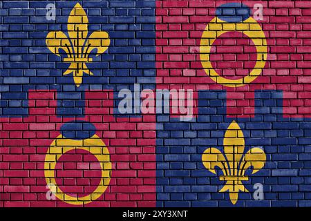 flag of Montgomery painted on brick wall Stock Photo - Alamy