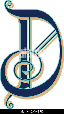 Art Lubna Initial Caps Font Capital Letter F vector design illustration ...