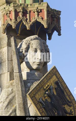 Bremer Roland, Roland statue on the market square, Bremen Stock Photo ...