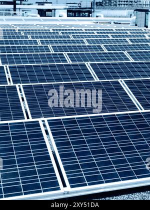 Installation of one solar array on GLAST Stock Photo - Alamy