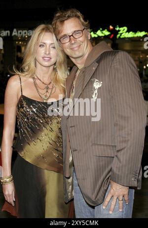 HOLLYWOOD, CA - OCTOBER 10, 2005: Elly Castle and John Schneider at the ...