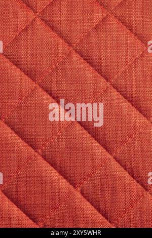 Close-up Furniture fittings, backrest upholstered sofa. Abstract red ...