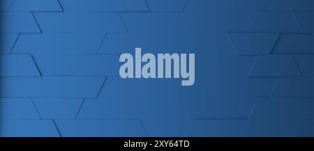 Abstract modern classic blue trapezoid background, 3d rendering Stock ...