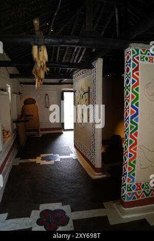 Representative house of the Bhariya. Cultural Village - AADIVART ...