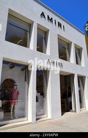 Beverly Hills, California: AMIRI fashion store on Rodeo Drive, Beverly ...