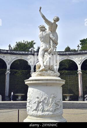 The Abduction of Proserpina, sculptural group in the Court Gardens of ...