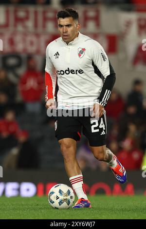 River Plate's defender Marcos Acuna looks on during the 2025 Apertura ...