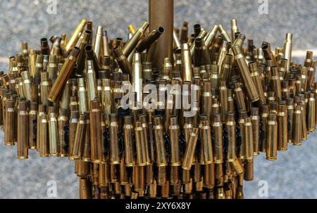 Bikini Haus Berlin, decoration of empty rifle cartridge cases, Berlin ...