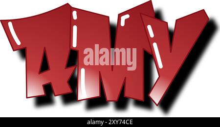 Amy - name street art - graffiti lettering typography - art ...
