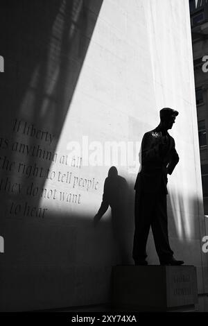 Orwell Memorial at the BBC Stock Photo - Alamy