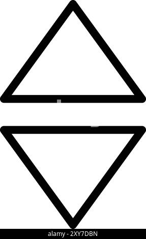 Sort Simple vector icon. Illustration symbol design template for web ...