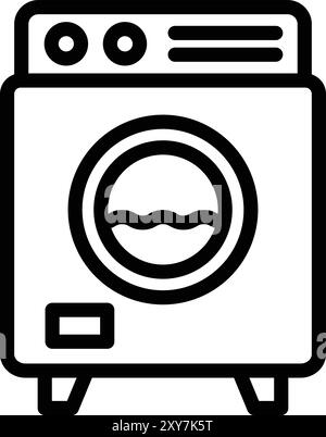 Washing machine logo design with editable slogan. Branding book and ...