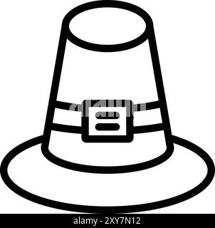 Pilgrim Simple vector icon Stock Vector Image & Art - Alamy