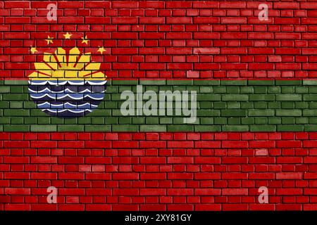 Flag of Cavite City, Philippines painted on brick wall Stock Photo - Alamy