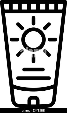 Sun cream logo design with editable slogan. Branding book and business ...