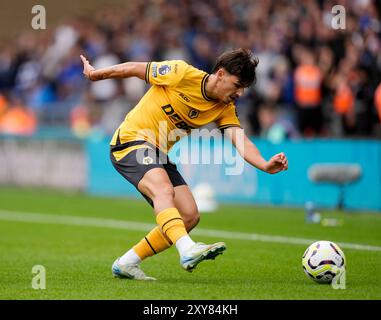 Wolverhampton Wanderers' Rodrigo Gomes during the Premier League match ...