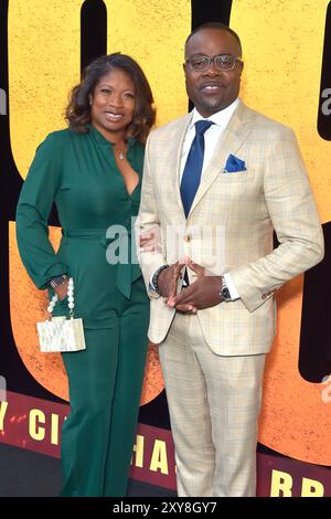 Tirrell D. Whittley mit Ehefrau Kristen Tirrell D. Whittley bei der ...