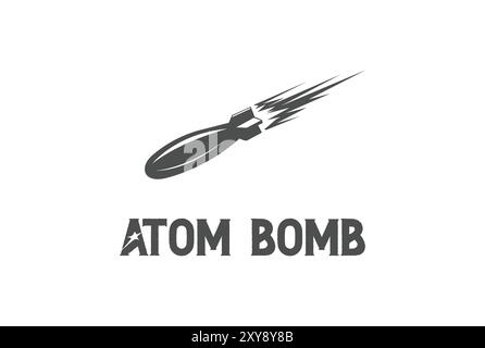 Retro Vintage Flying Missile Rocket Weapon Bomb for Force Army Military ...