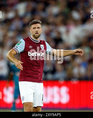 West Ham United's Niclas Fullkrug celebrates scoring his side's first ...