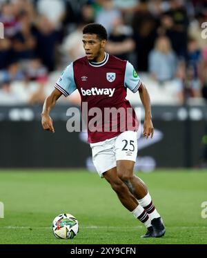 West Ham United's Jean-Clair Todibo during the Premier League match at ...