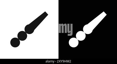 intraoral icon logo sign vector outline in black and white color Stock ...