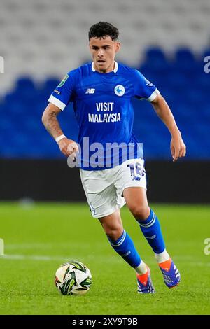 Cardiff City's Alex Robertson during the Carabao Cup quarter final at ...